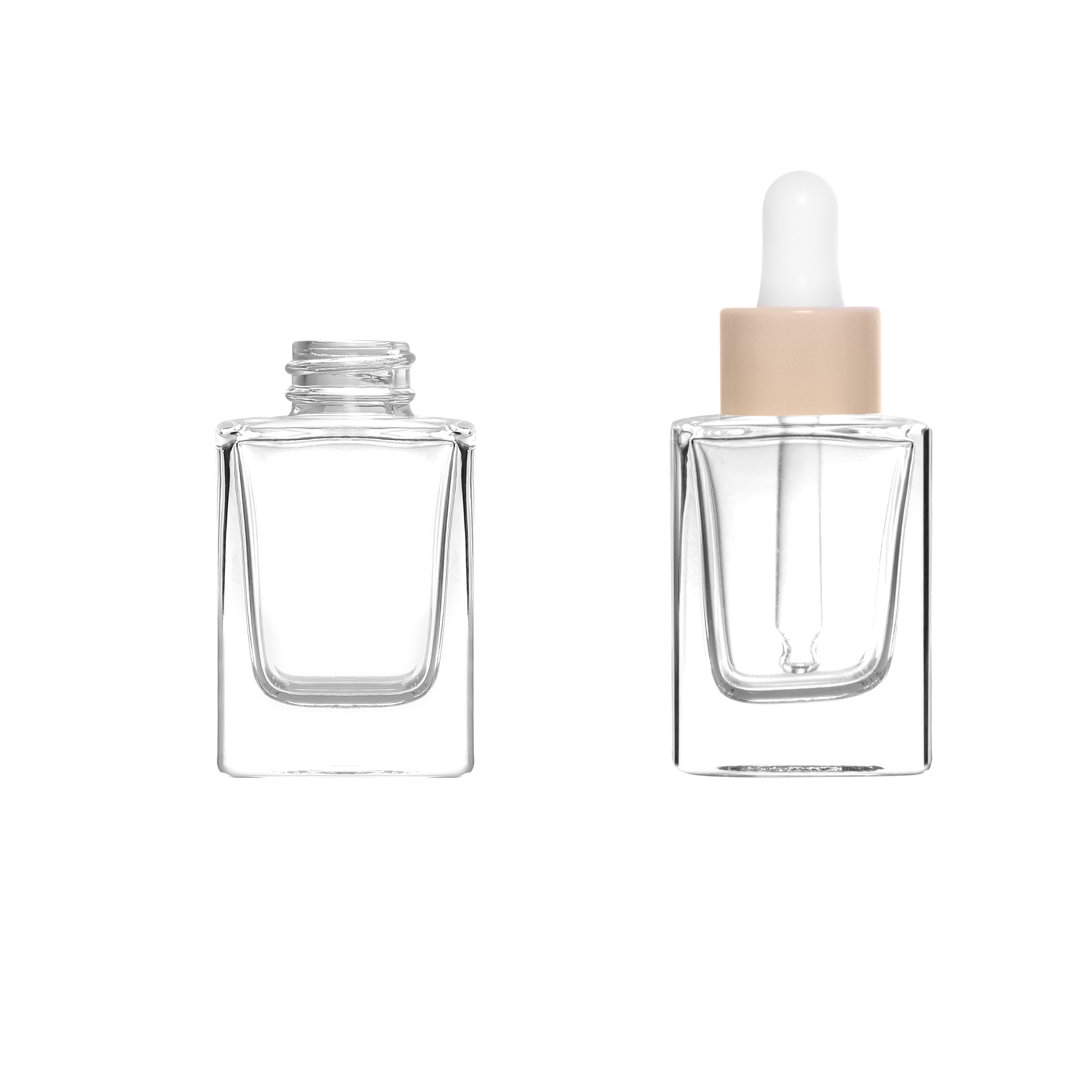 30 ML Square Serum Bottles 30 ML Square Serum Bottles